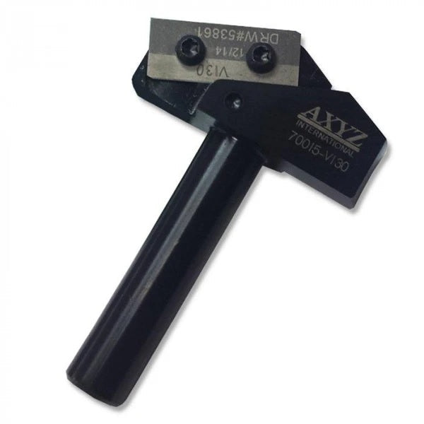 AXYZ - 70019 - 130 Deg Small Body V-Cutter, 3mm Flat Router bit ...